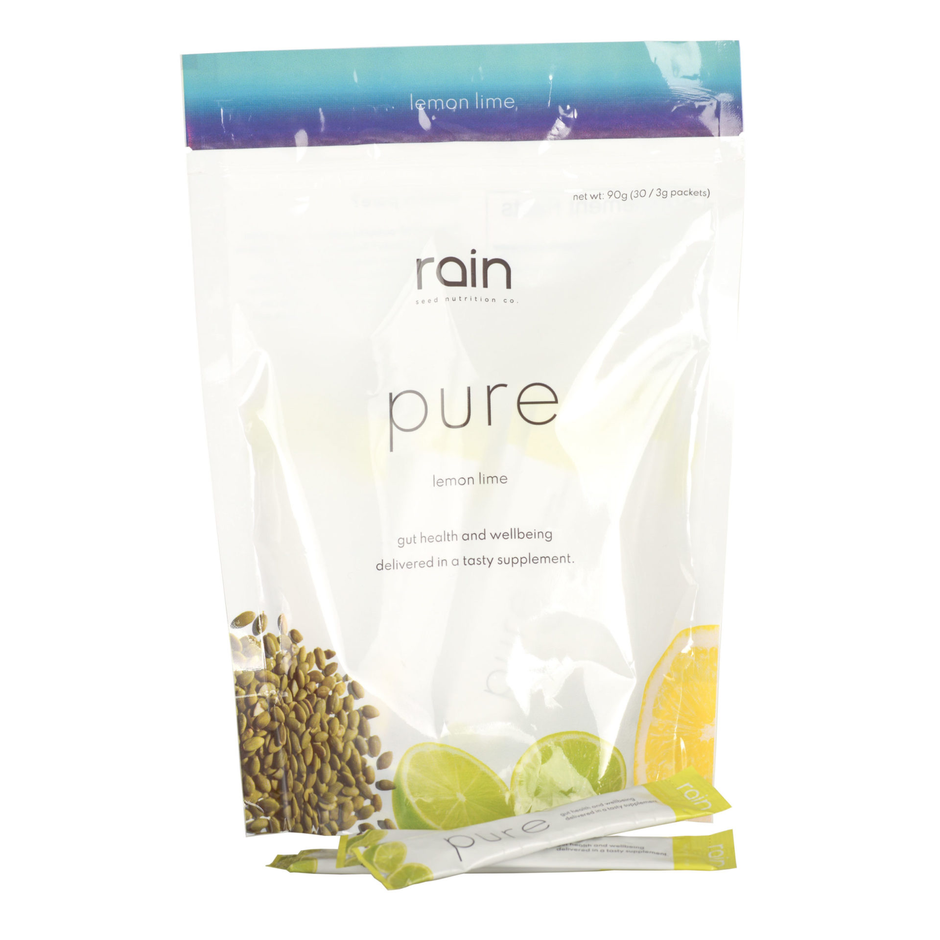 Rain Pure Lemon Lime 30 Stk. (MHD 09.2023) - LebensForm24